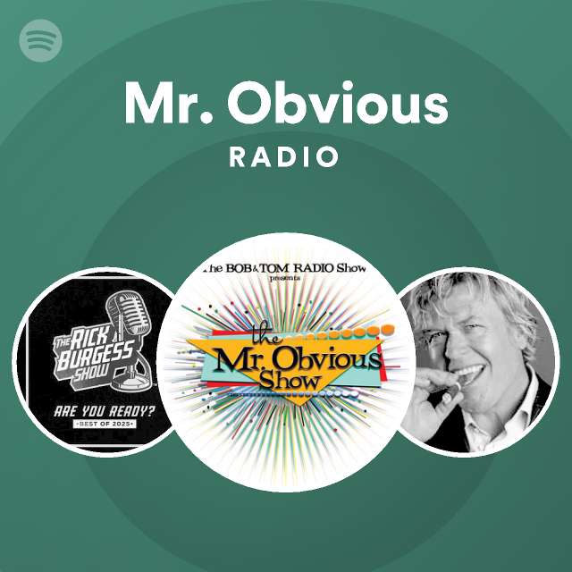 Mr. Obvious Radio - playlist by Spotify | Spotify