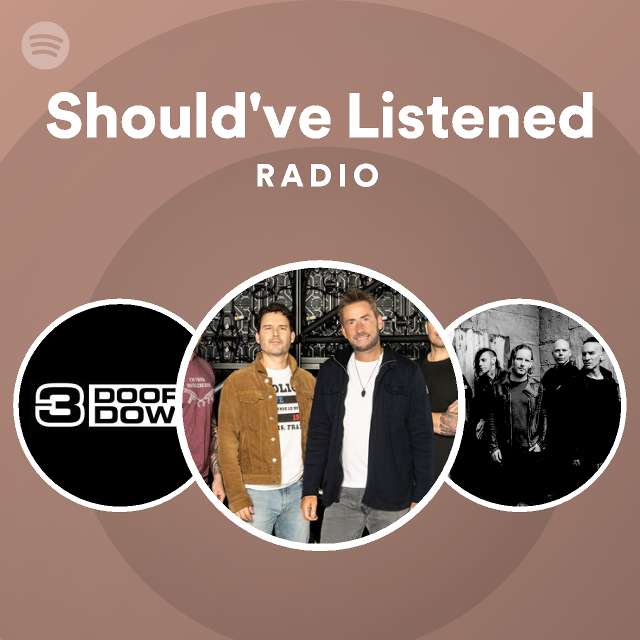 Should've Listened Radio - playlist by Spotify | Spotify