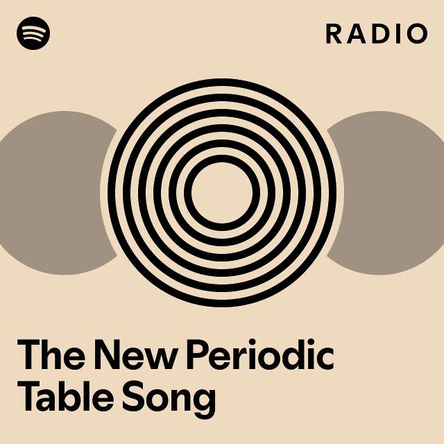 The New Periodic Table Song Radio - playlist by Spotify | Spotify